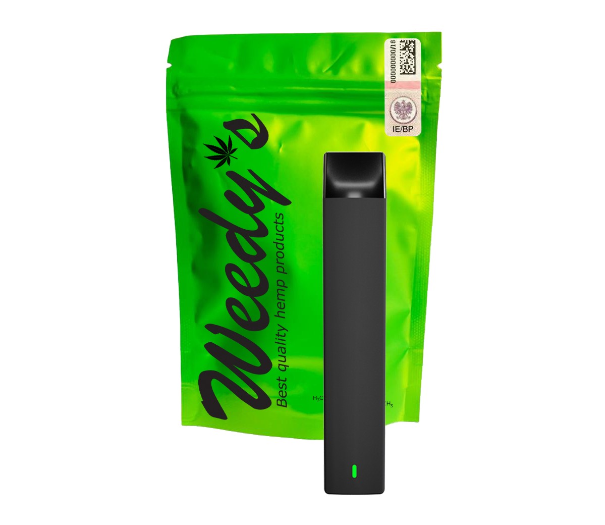 Waporyzator Jednorazowy Blinker Vape Pen Weedy's 760 mg 51,5%CBD Full ...